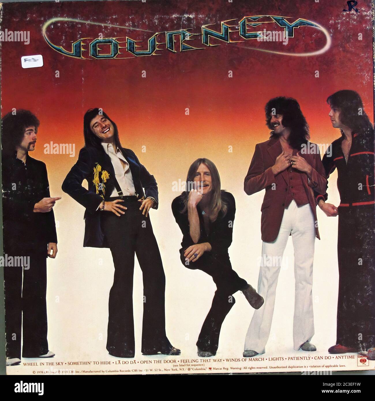 JOURNEY Infinity - Vintage 12'' LP vinyl 01 Cover Stock Photo - Alamy