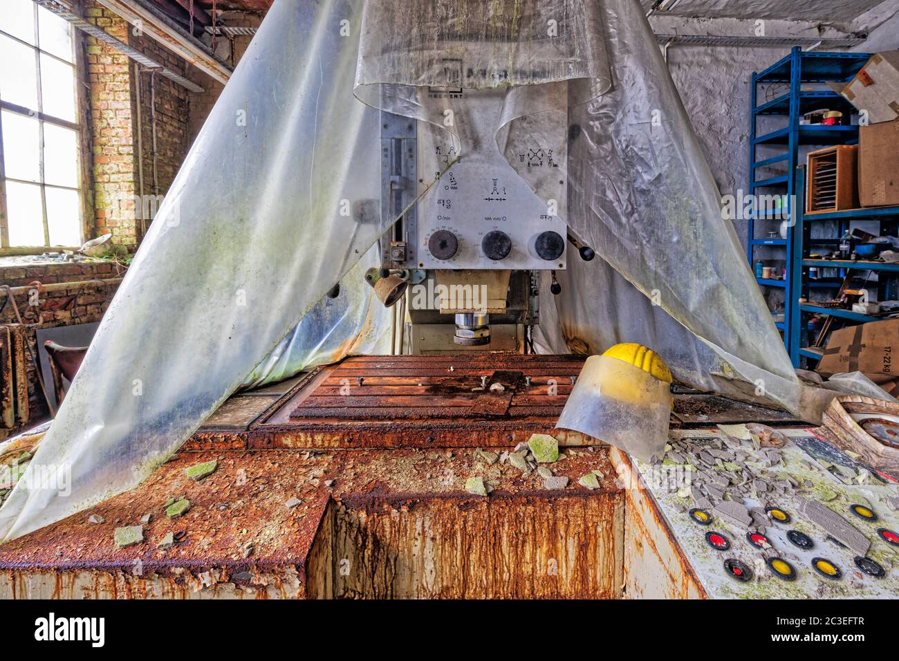 Industry Lost Places abandoned workshop workshop Stock Photo - Alamy