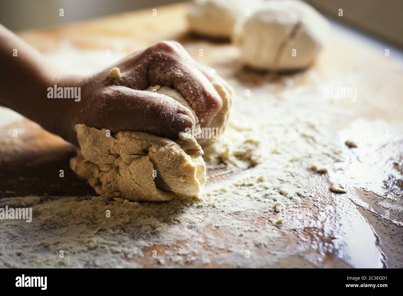 Hand kneading hi-res stock photography and images - Alamy