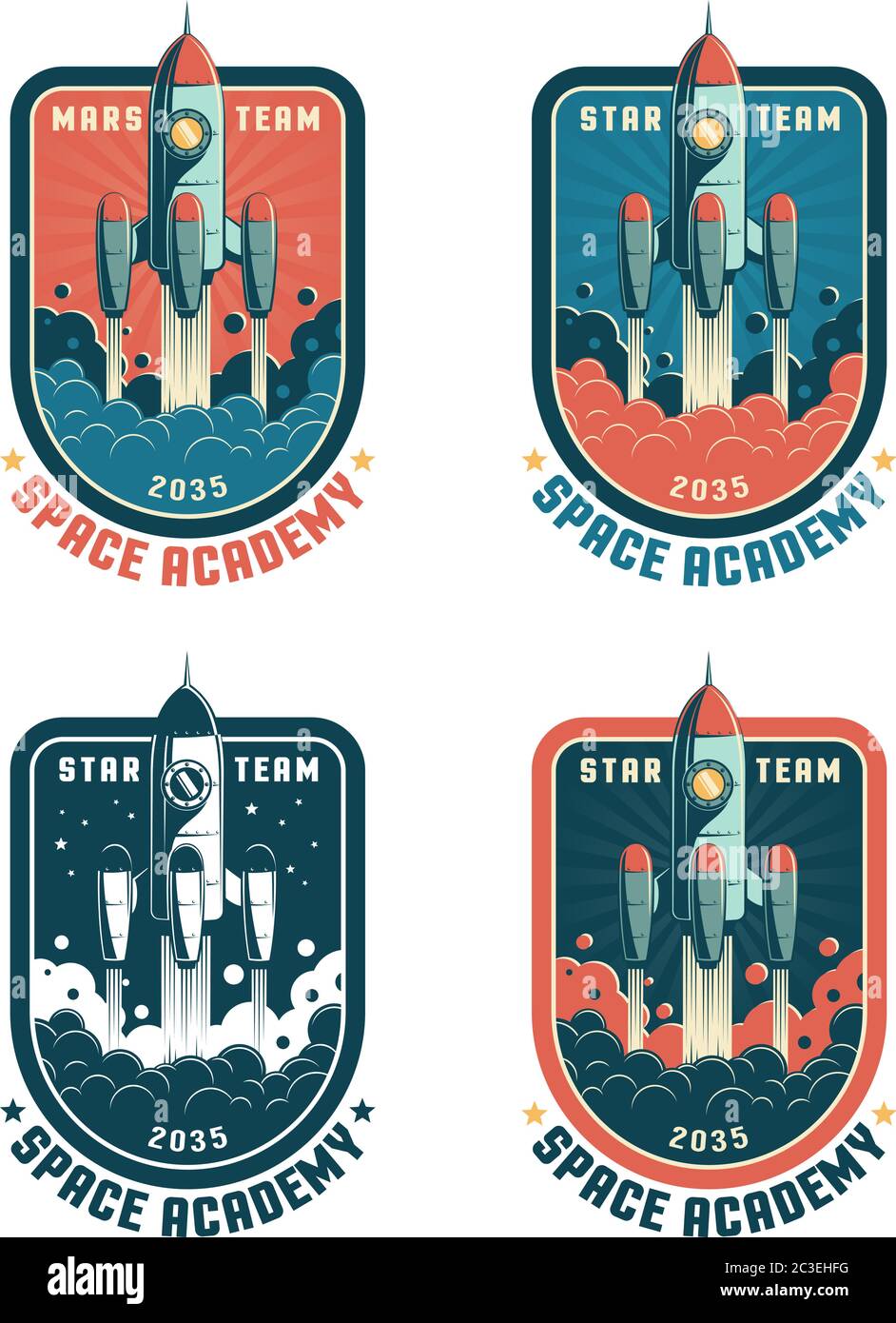 Space military launch Stock Vector Images - Alamy