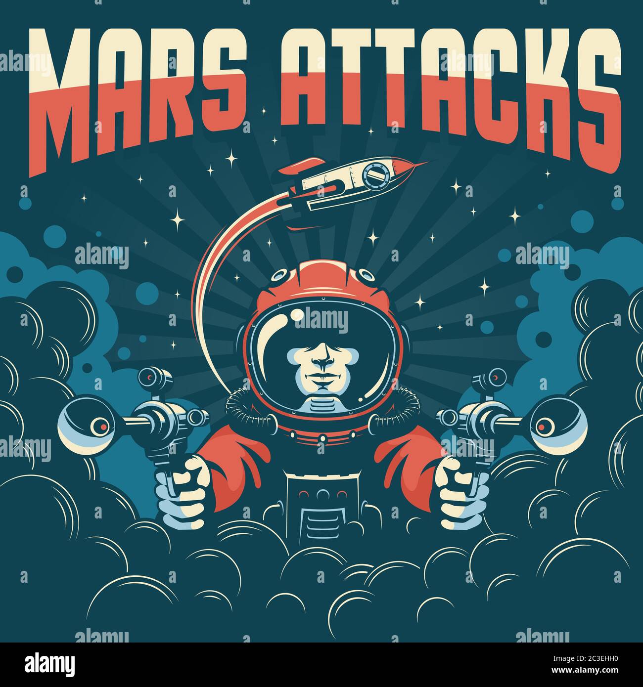 1960s gun Stock Vector Images - Alamy