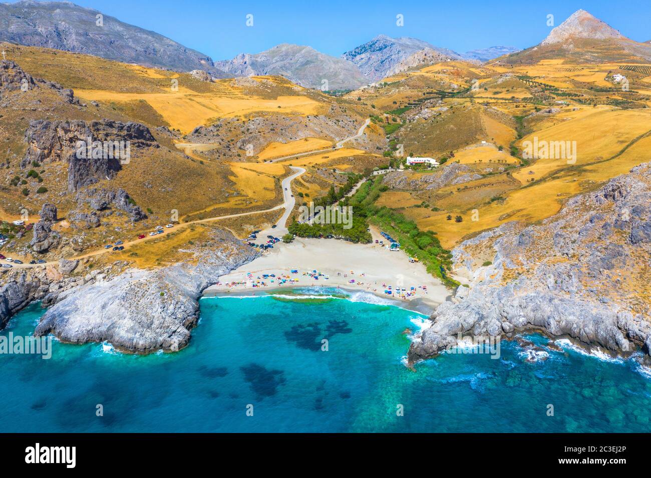 Amazing Ammoudi, Ammoudaki, Damnoni beaches in Crete island, Greece ...