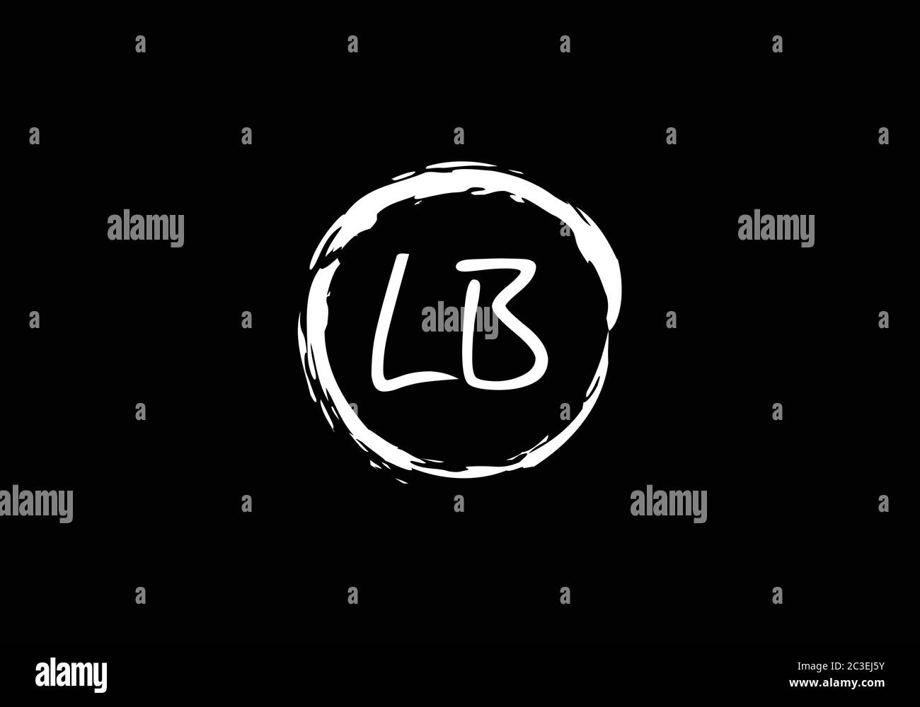 Initial Monogram Letter LB Logo Design Vector Template. L B Letter Logo ...