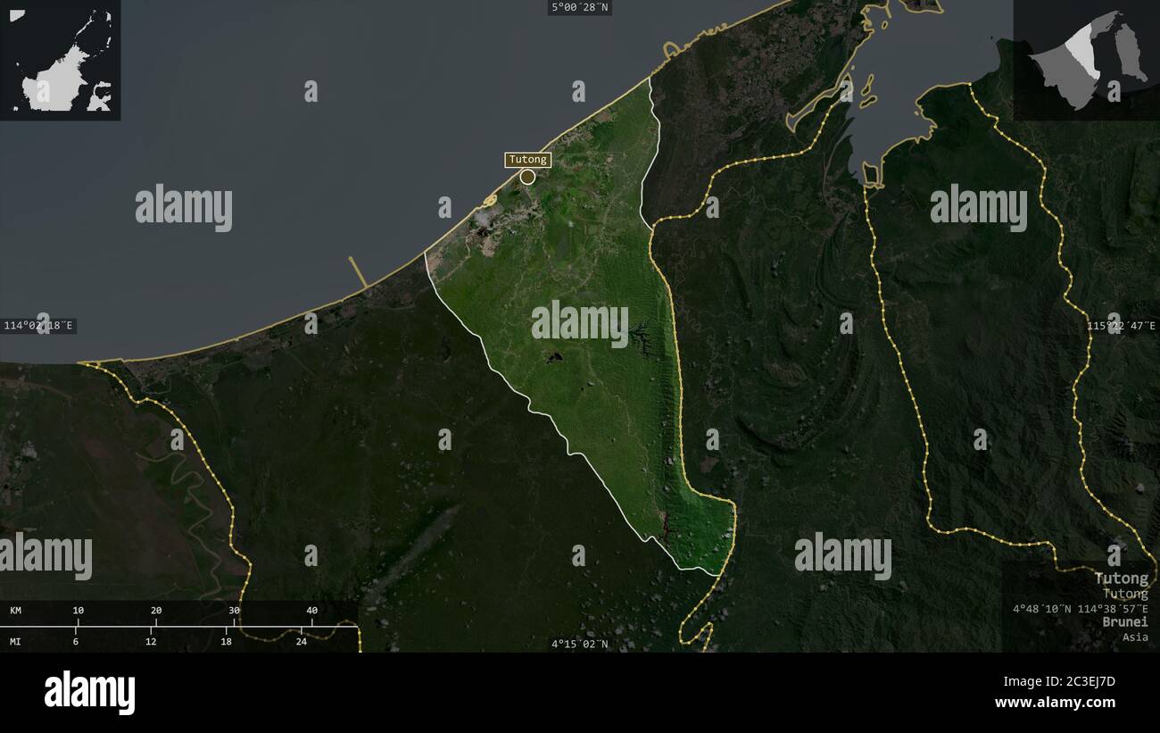 Map satellite geography brunei hi-res stock photography and images - Alamy