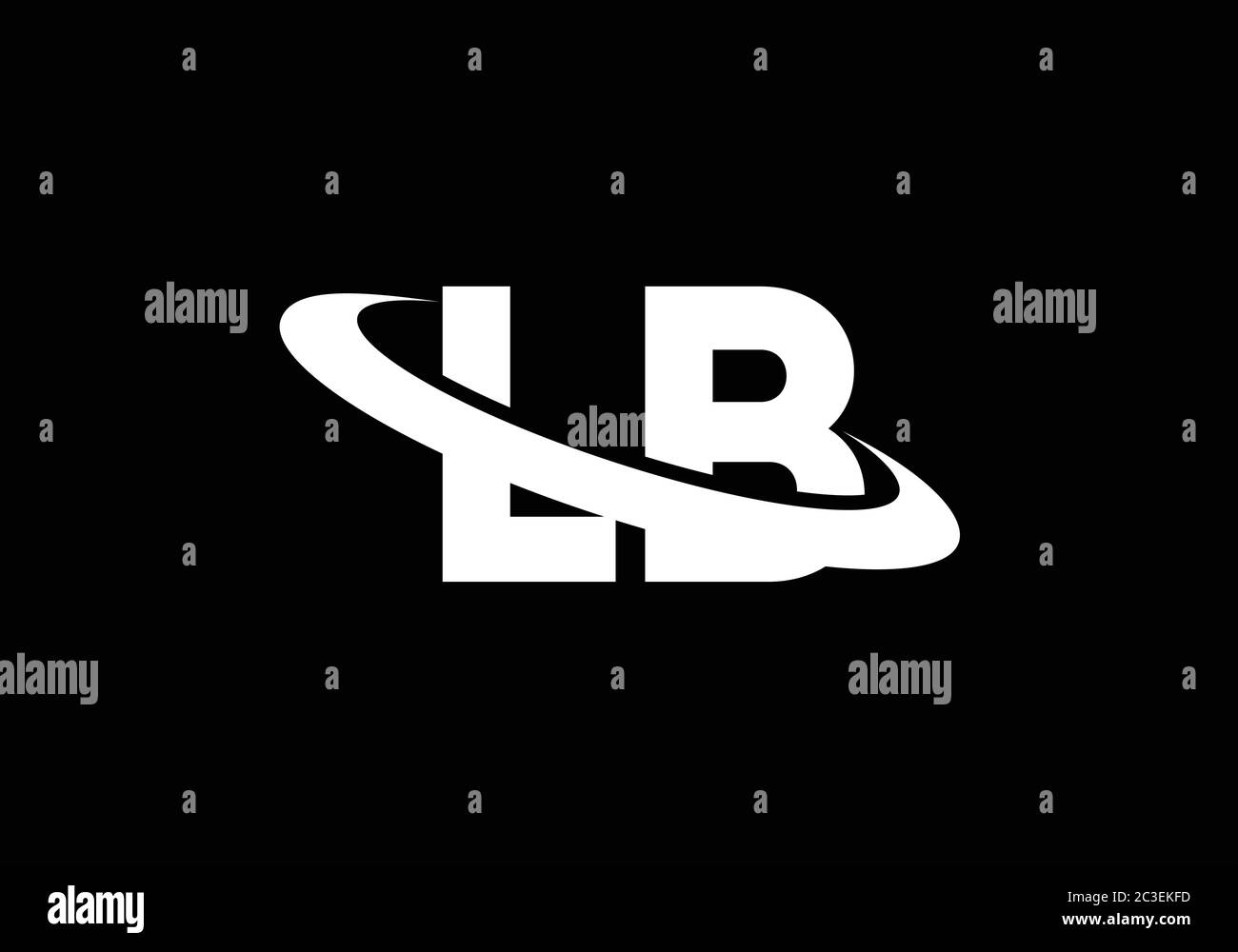 Initial Monogram Letter LB Logo Design Vector Template. L B Letter Logo ...