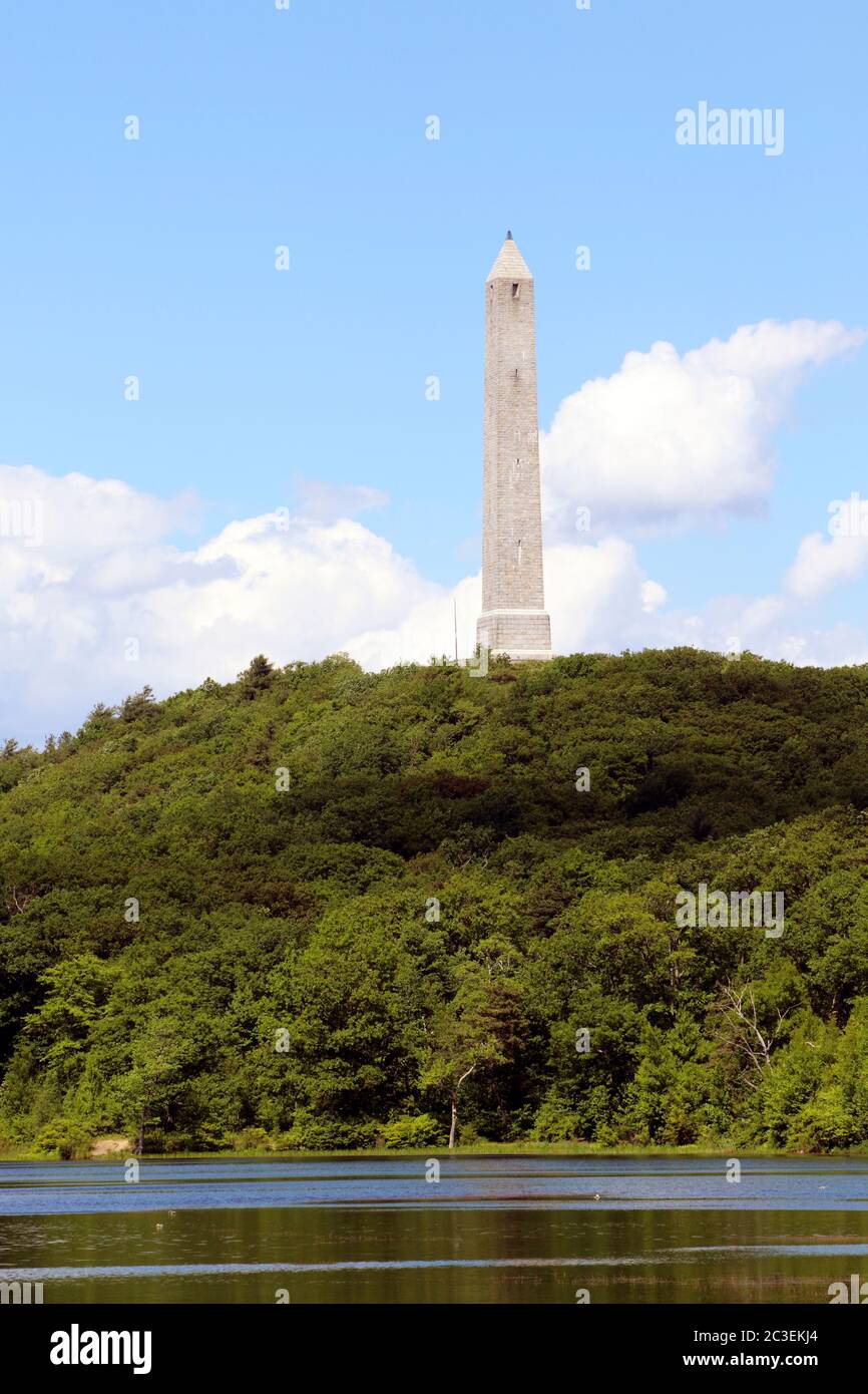 High Point State Park in Sussex County, NJ, USA contains the High Point ...