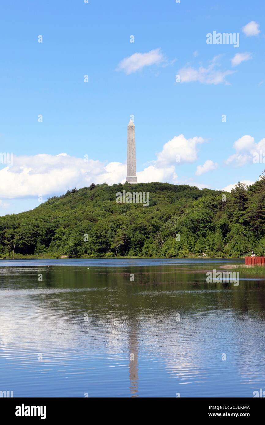 High Point State Park in Sussex County, NJ, USA contains the High Point ...