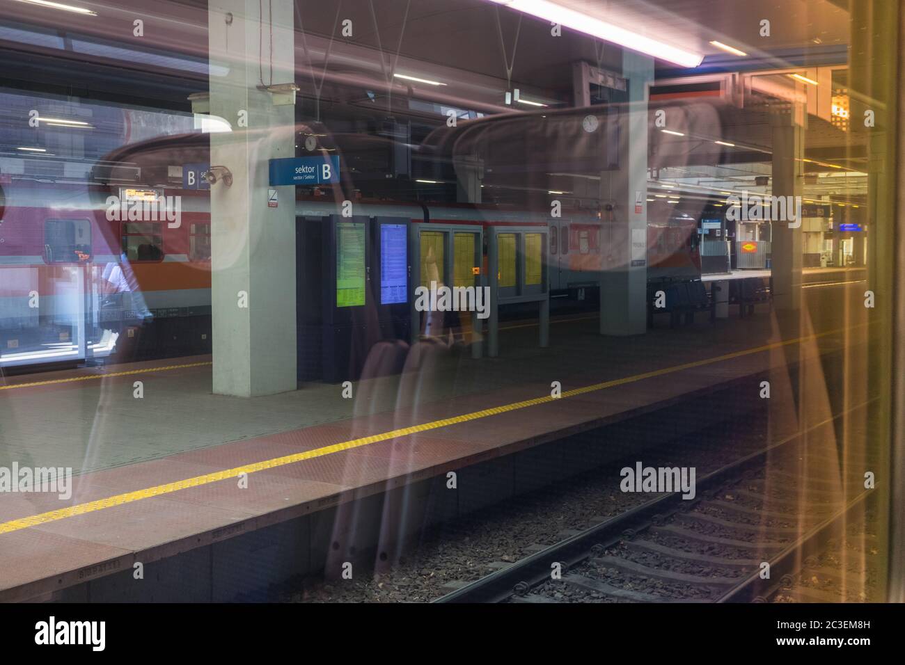 Passenger seen on train hi-res stock photography and images - Alamy