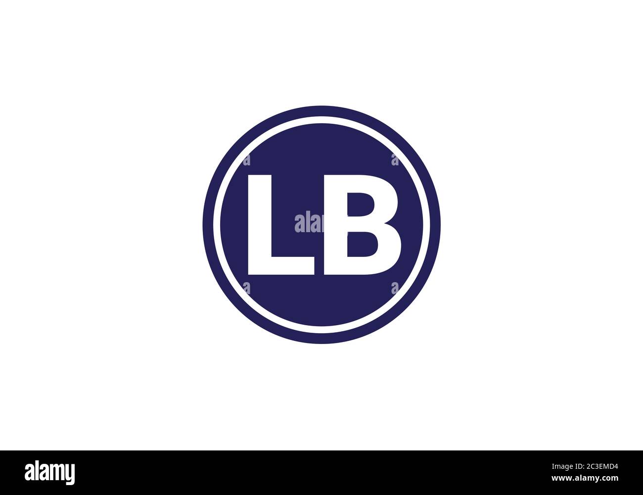 Initial Monogram Letter LB Logo Design Vector Template. L B Letter Logo ...