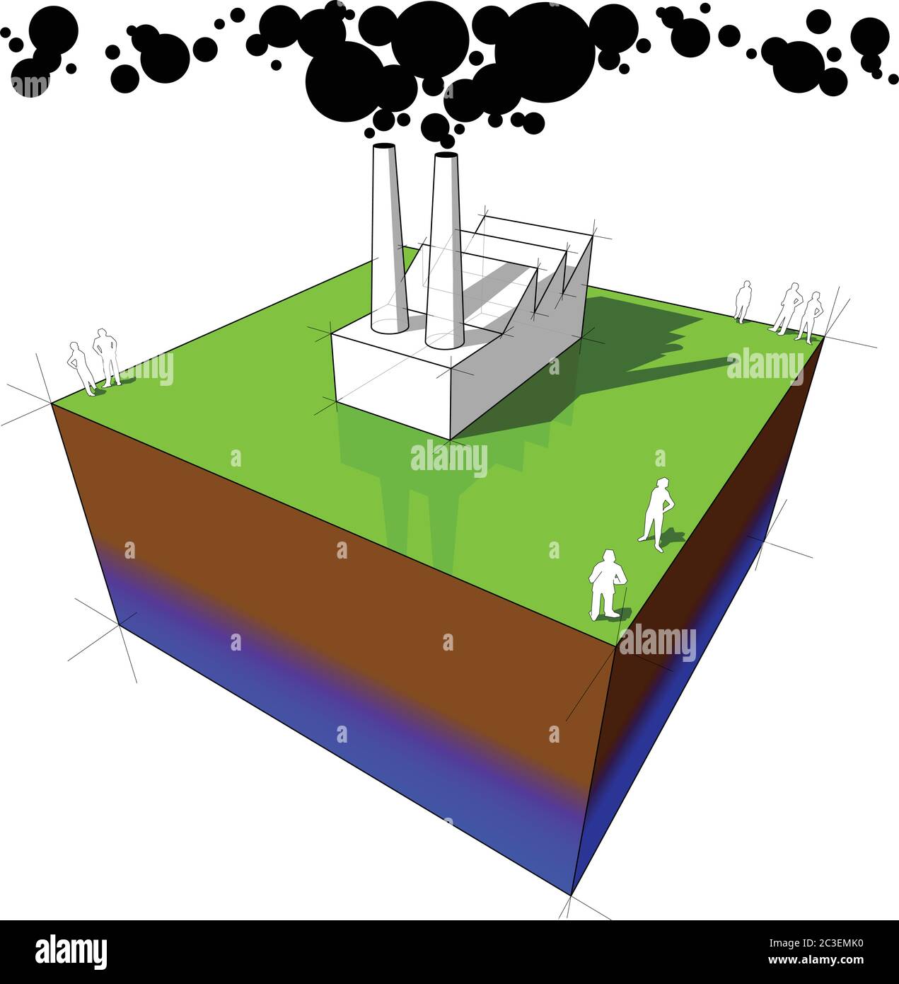 Toxic atmosphere Stock Vector Images - Alamy