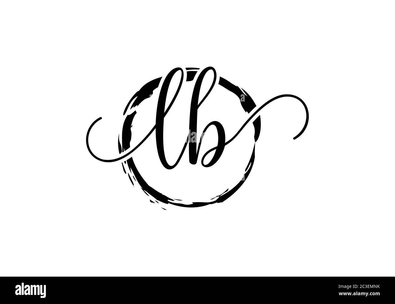 Initial Monogram Letter LB Logo Design Vector Template. L B Letter Logo ...