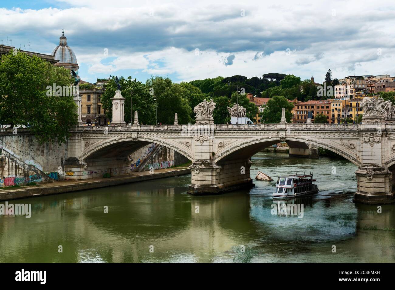 Ponte Sant'Angelo, originally the Aelian Bridge or Pons Aelius, is a ...