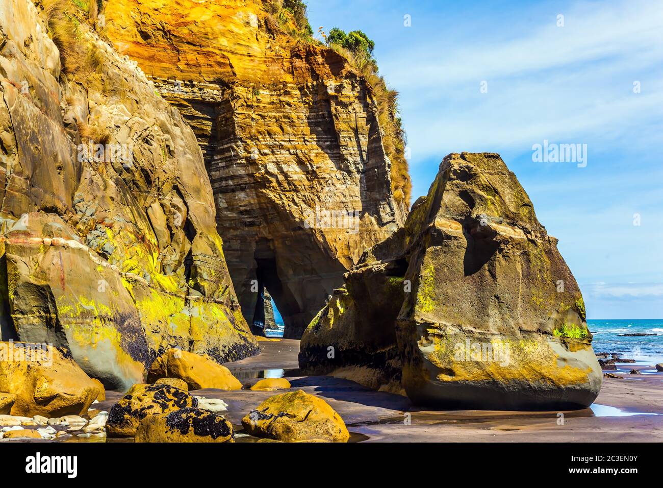 The coastal arches and rocks to the ocean tide Stock Photo - Alamy