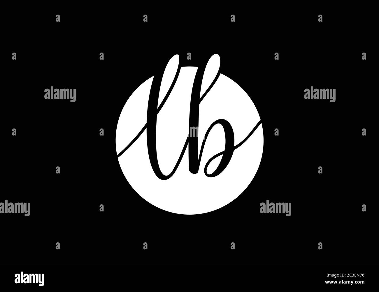 Initial Monogram Letter LB Logo Design Vector Template. L B Letter Logo ...