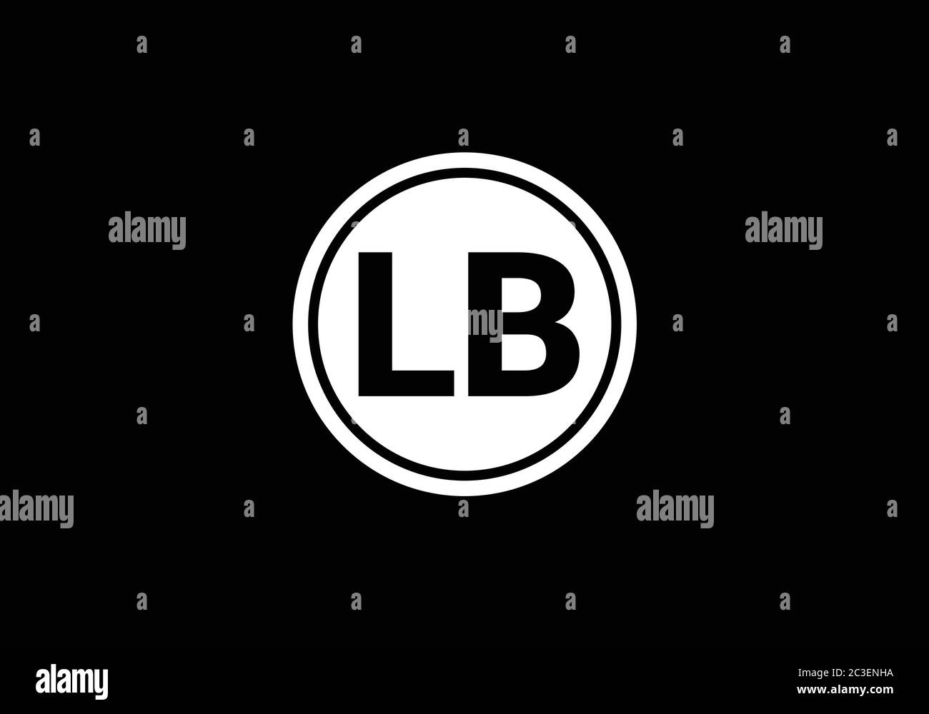 Initial Monogram Letter LB Logo Design Vector Template. L B Letter Logo ...