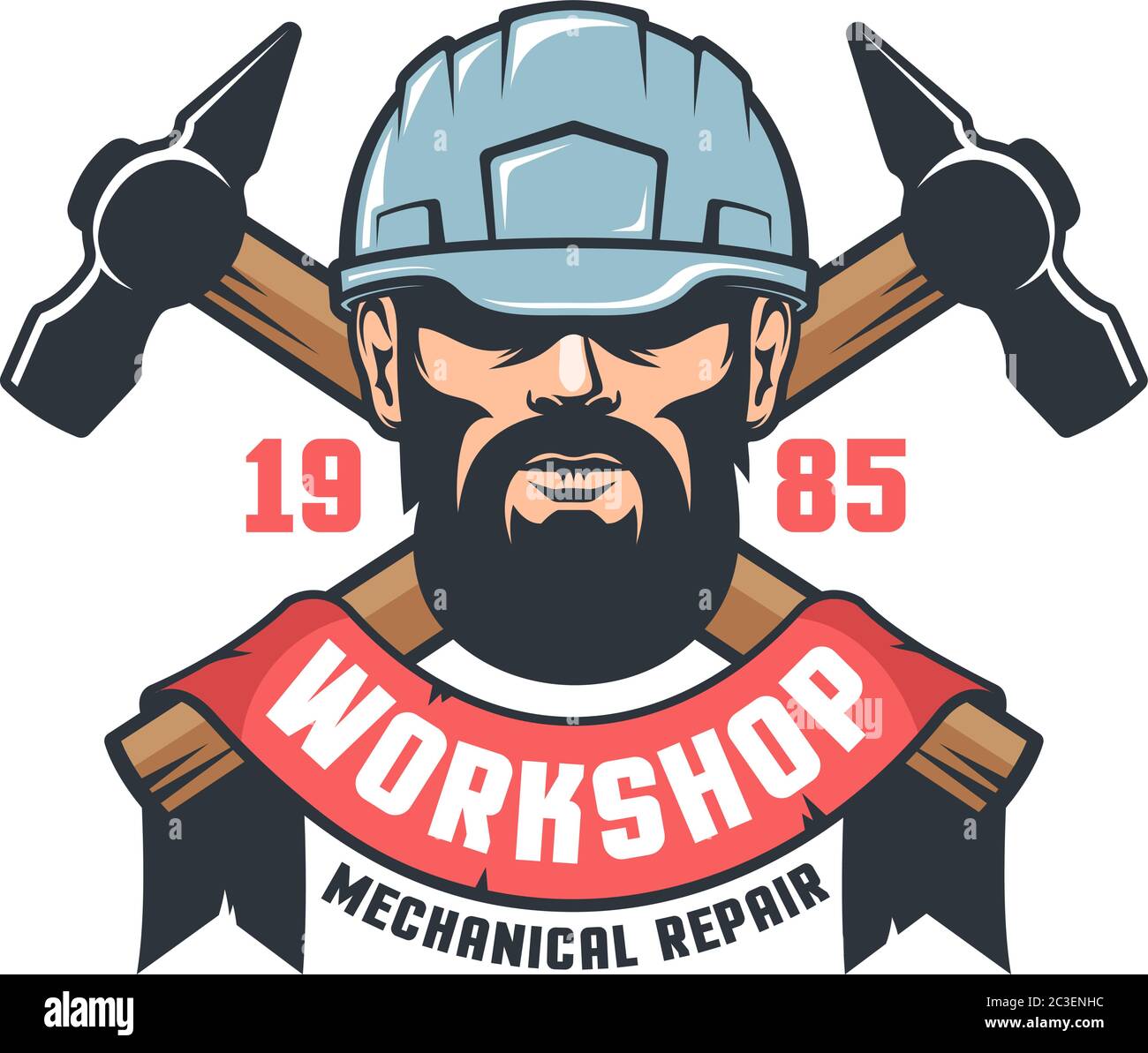 Factory logo vintage hi-res stock photography and images - Alamy