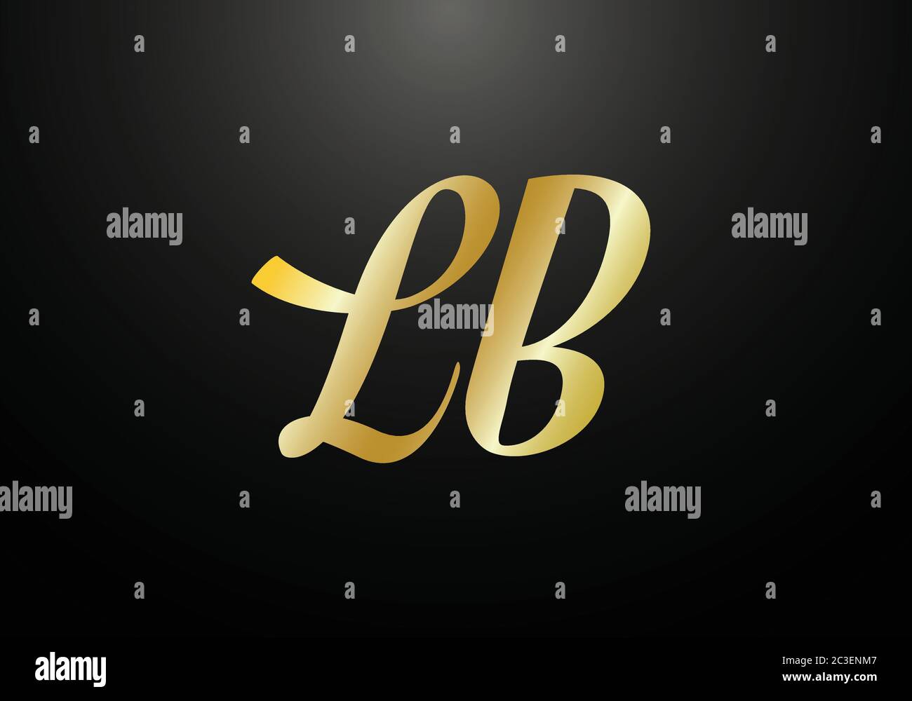 Initial Monogram Letter LB Logo Design Vector Template. L B Letter Logo ...