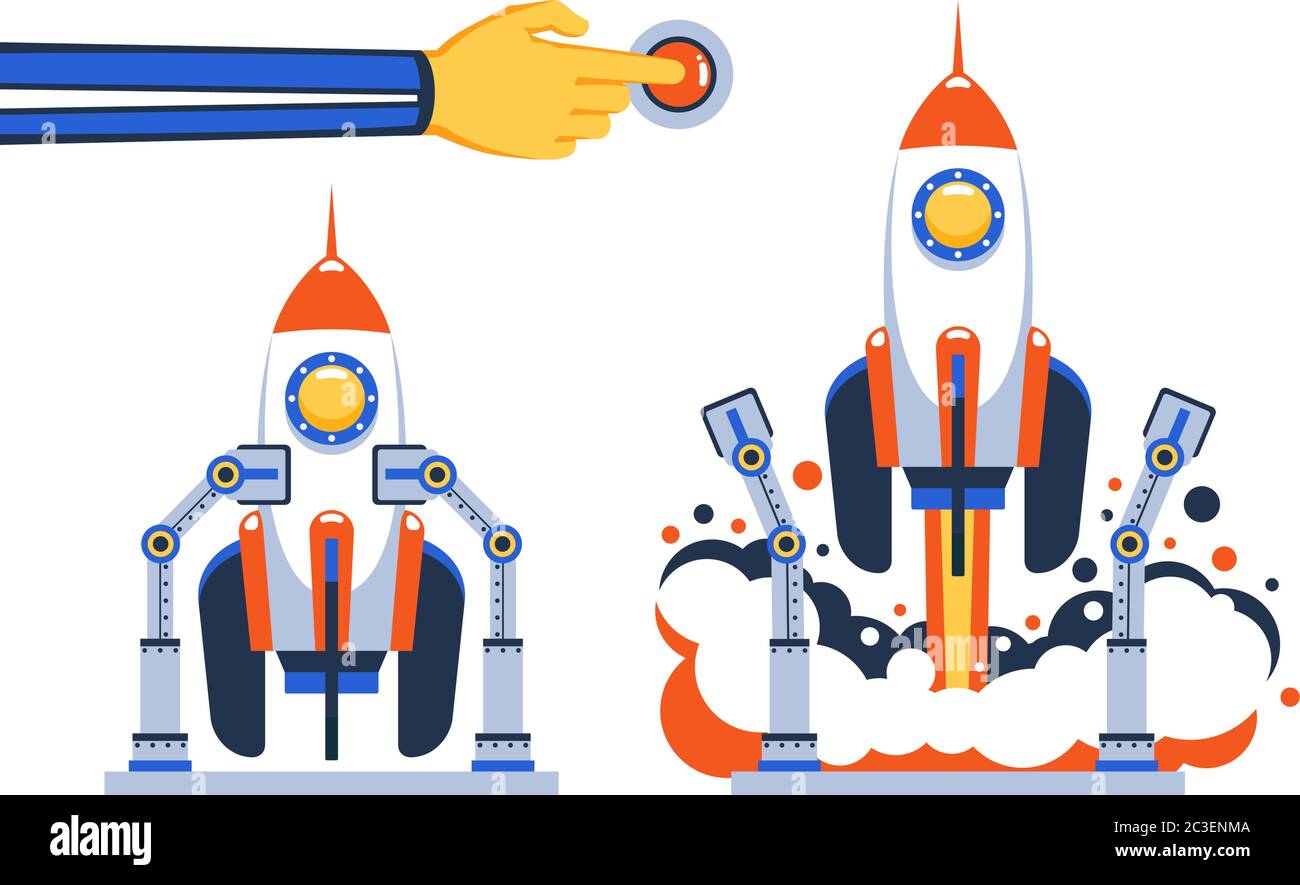 Preparing to launch Stock Vector Images - Alamy