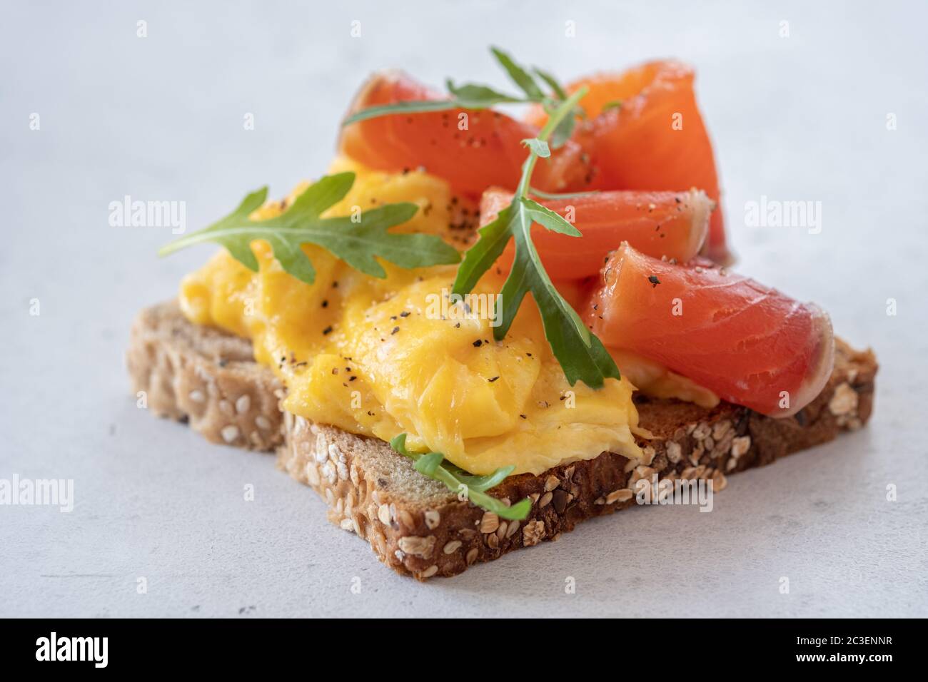 Fish on toast hi-res stock photography and images - Alamy