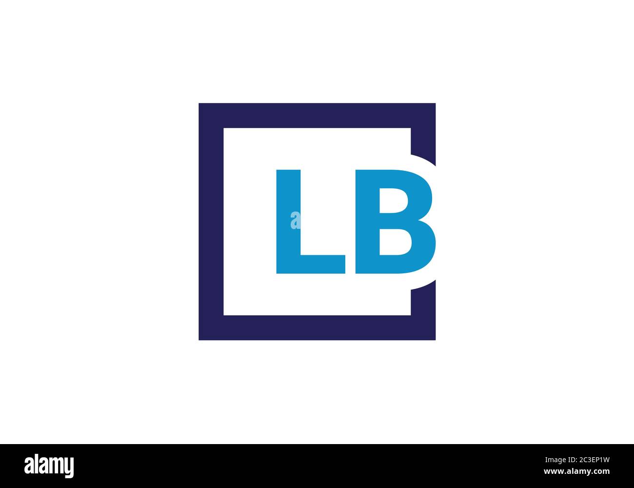 Initial Monogram Letter LB Logo Design Vector Template. L B Letter Logo ...