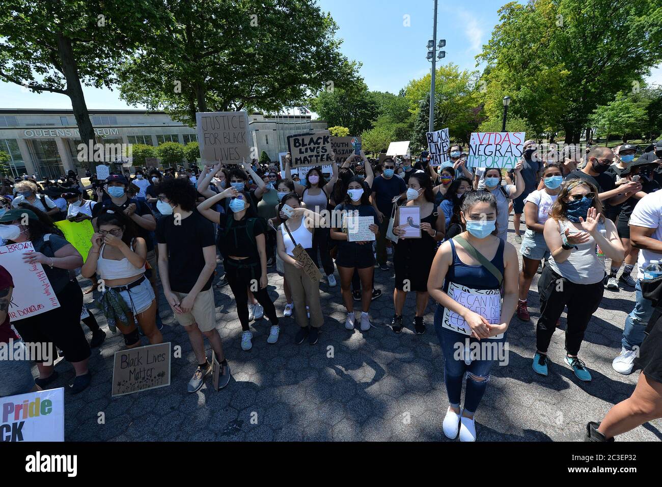 Marchers at Juneteenth celebration rally make their way to the ...