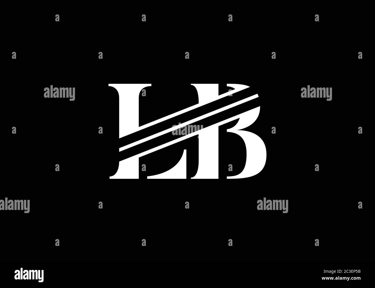 Letter lb logo hi-res stock photography and images - Alamy