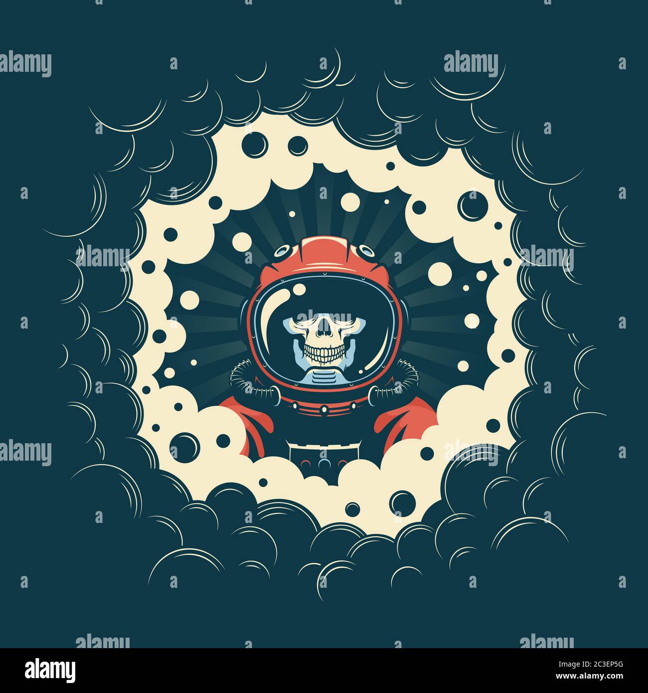 Bit Astronaut Skull