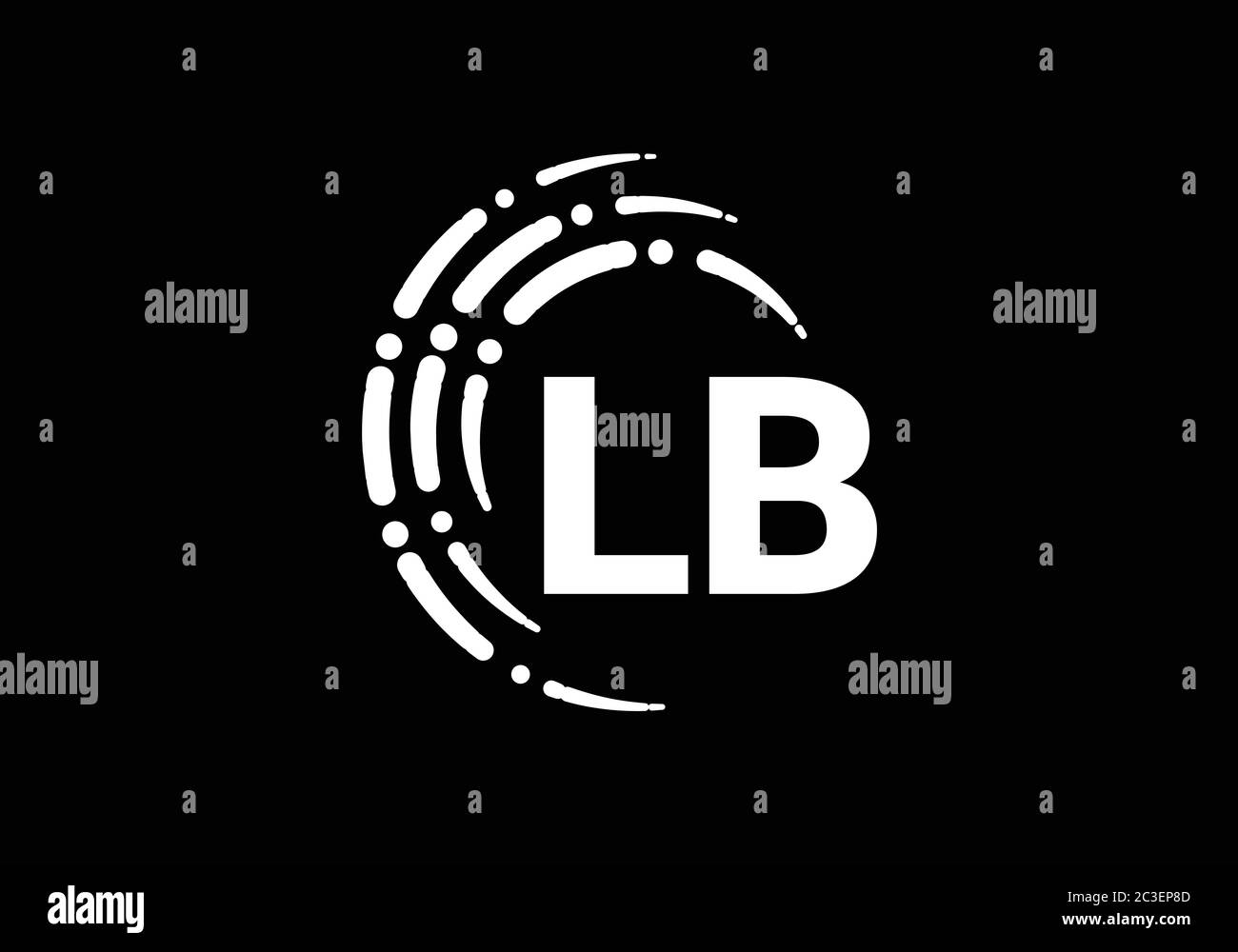 Initial Monogram Letter LB Logo Design Vector Template. L B Letter Logo ...