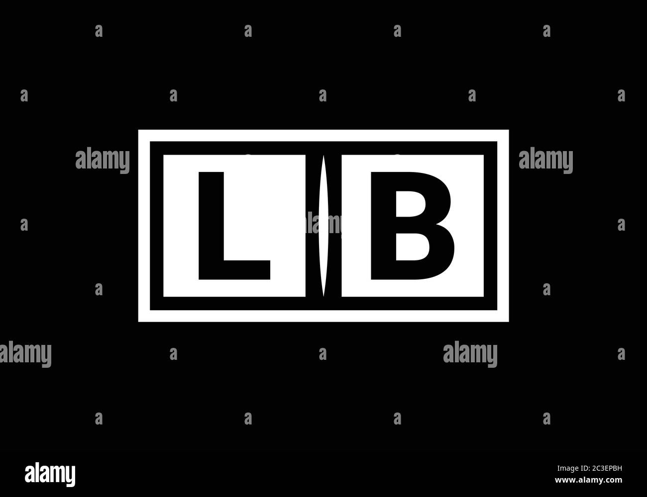 Initial Monogram Letter LB Logo Design Vector Template. L B Letter Logo ...