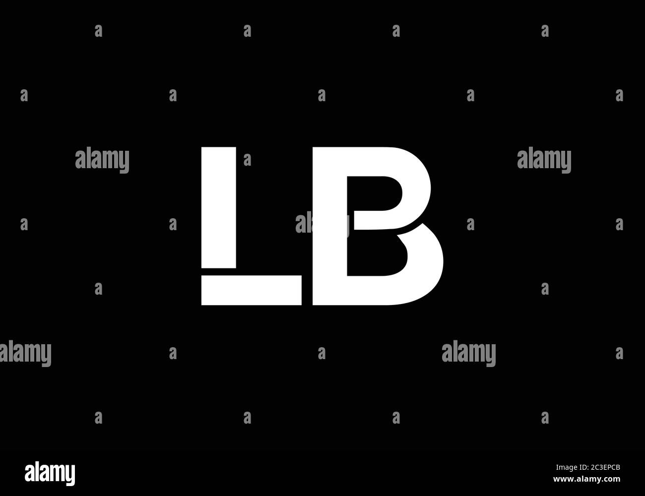 Initial Monogram Letter LB Logo Design Vector Template. L B Letter Logo ...