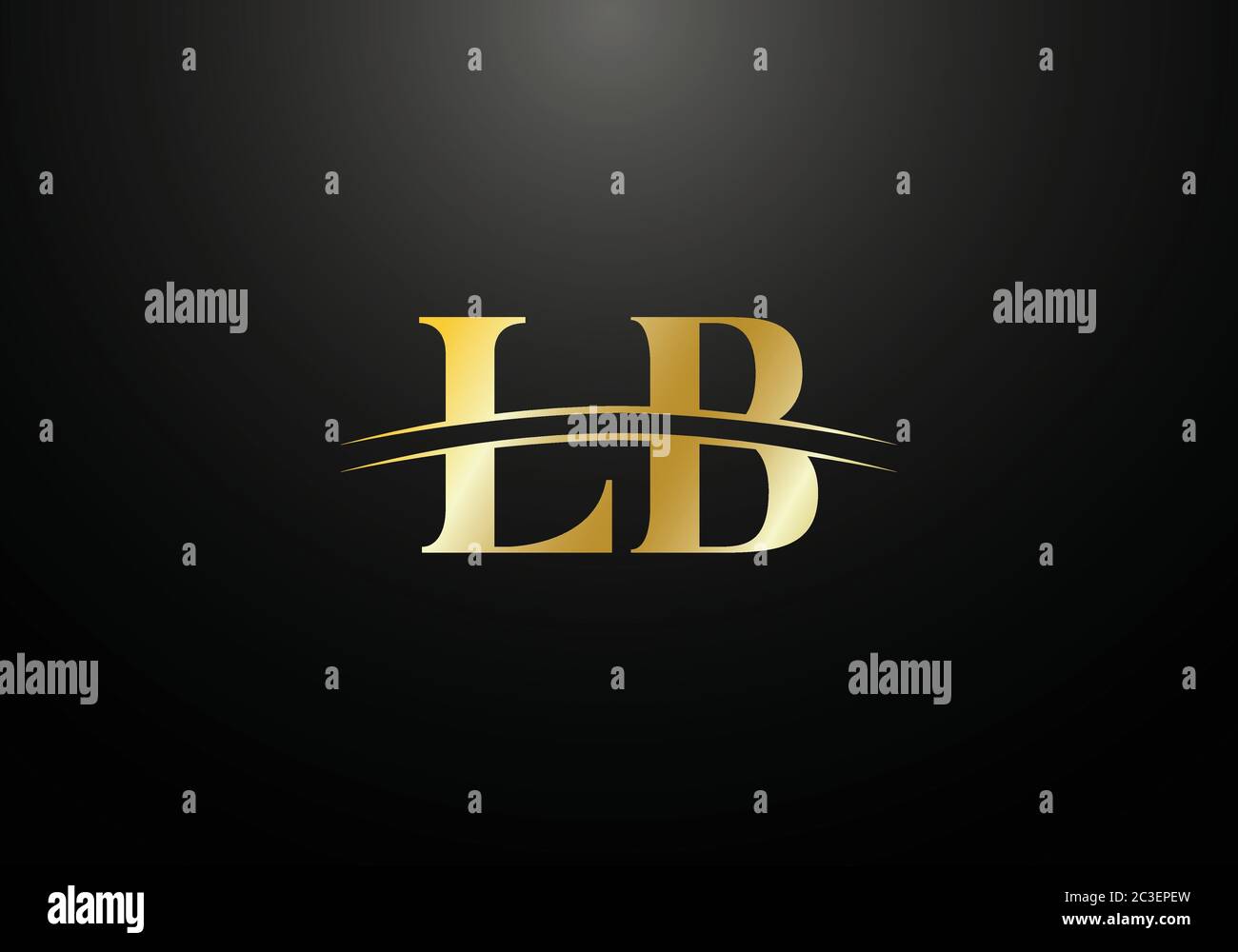 Initial Monogram Letter LB Logo Design Vector Template. L B Letter Logo ...