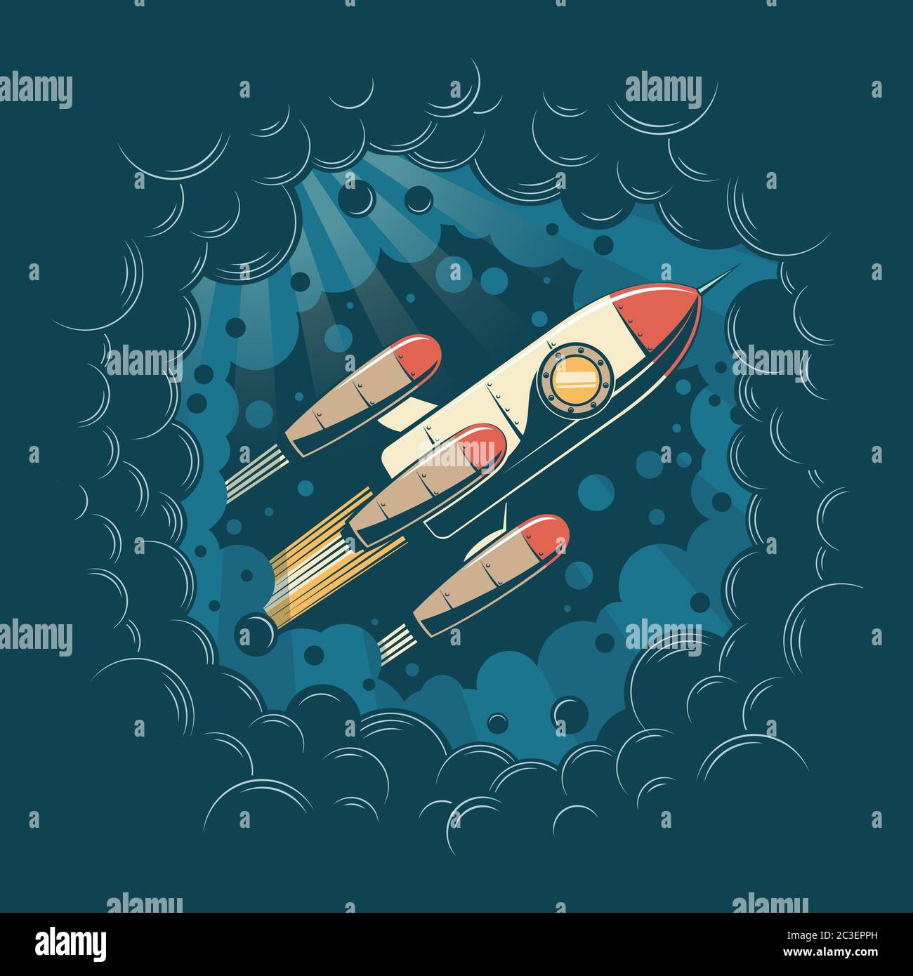 Space Exploration 1950s Ads