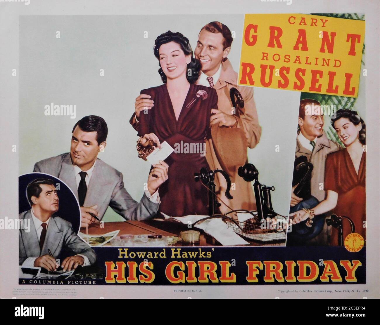 His Girl Friday Movie Poster