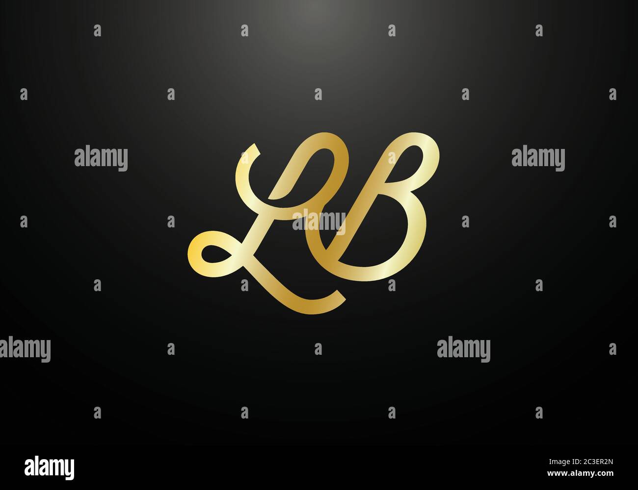 Initial Monogram Letter LB Logo Design Vector Template. L B Letter Logo ...