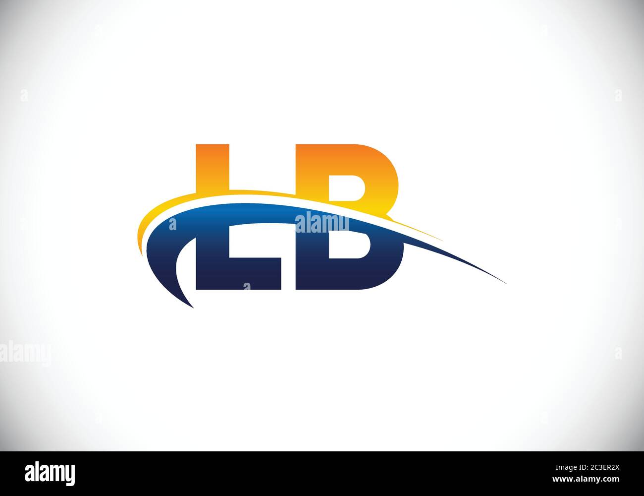 Initial Monogram Letter Lb Logo Design Vector Template L B Letter Logo Design Stock Vector