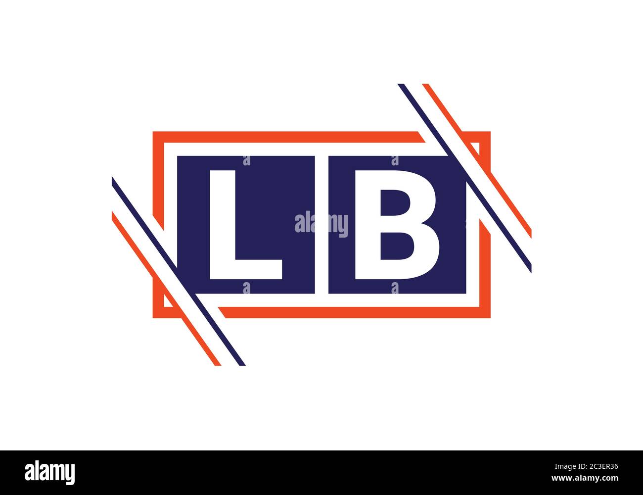 Lb logo design Cut Out Stock Images & Pictures - Alamy