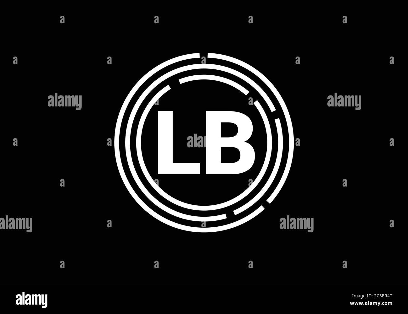 Initial Monogram Letter LB Logo Design Vector Template. L B Letter Logo ...