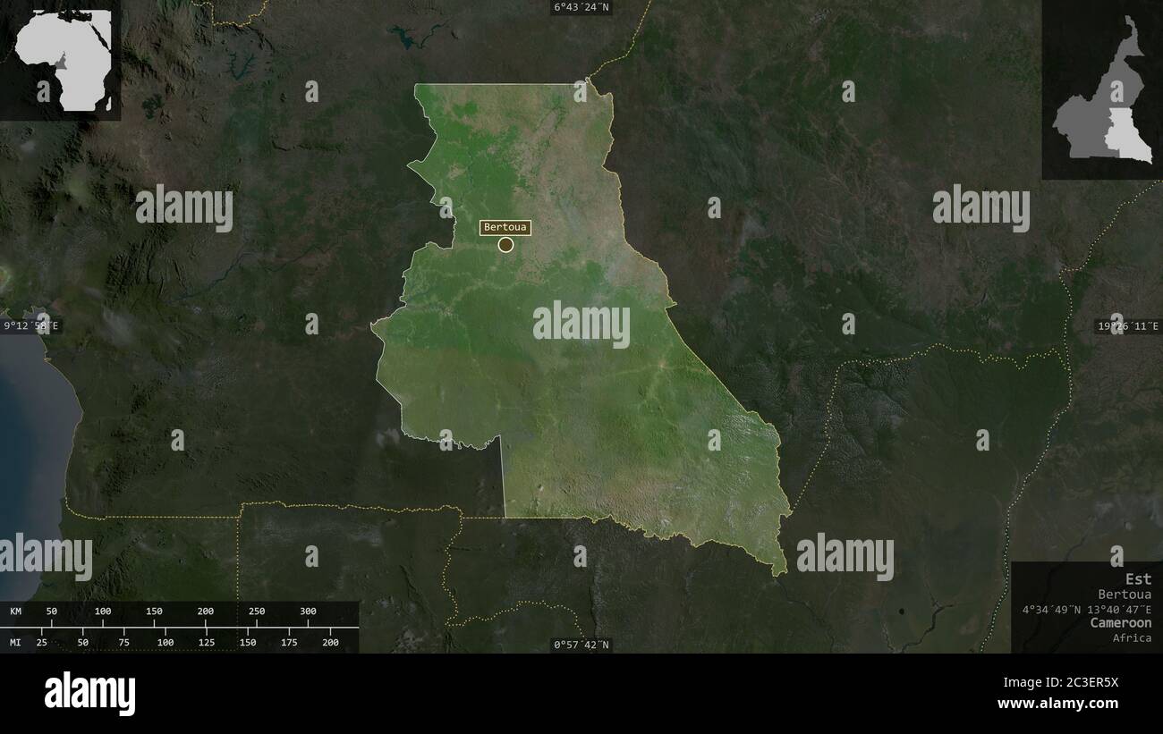 Satellite view cameroon country hi-res stock photography and images - Alamy