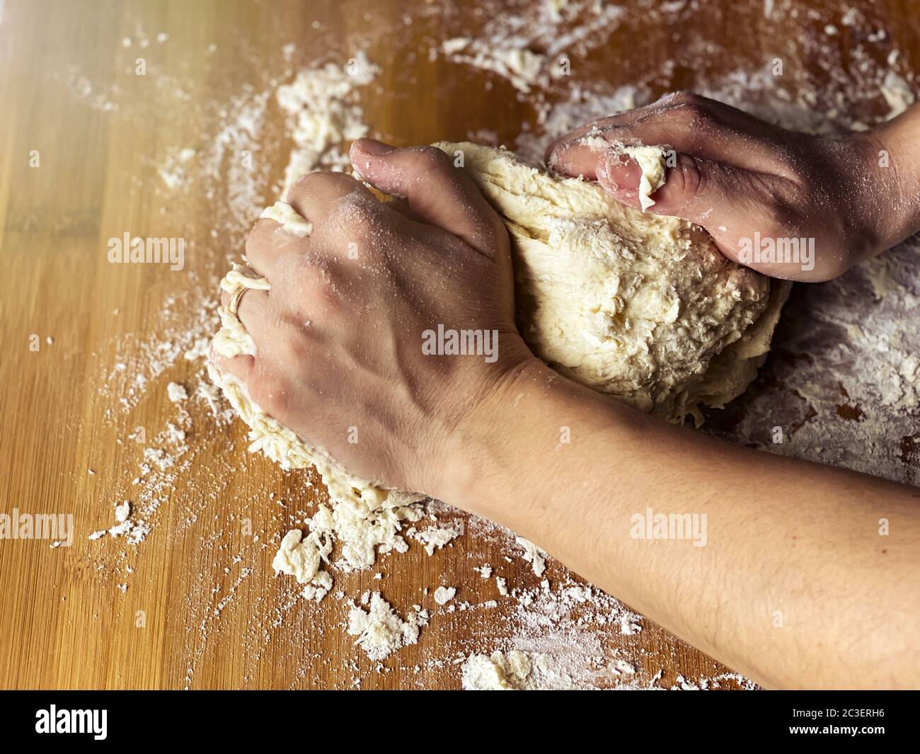 Hand kneading hi-res stock photography and images - Alamy