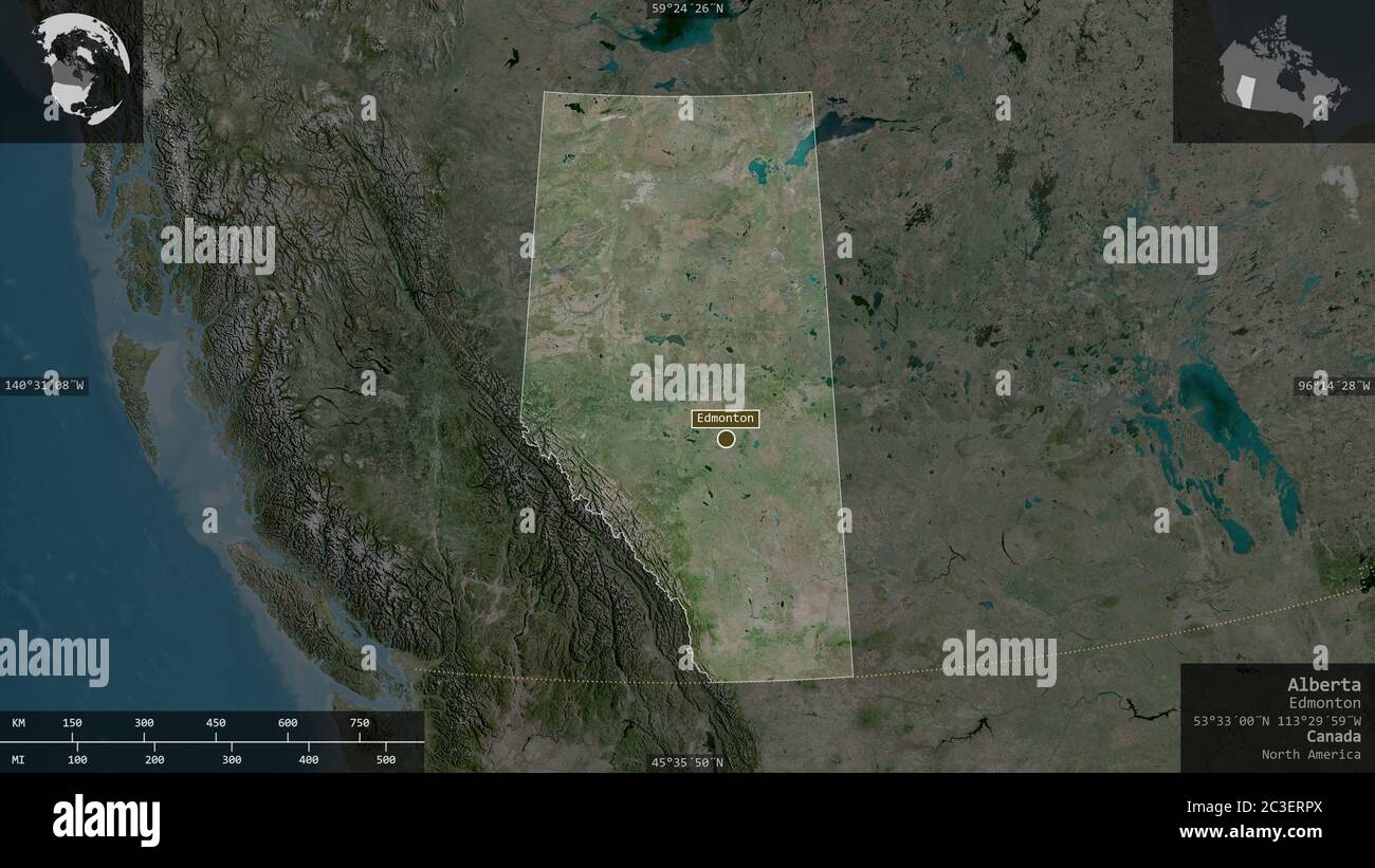 Map satellite geography alberta hi-res stock photography and images - Alamy