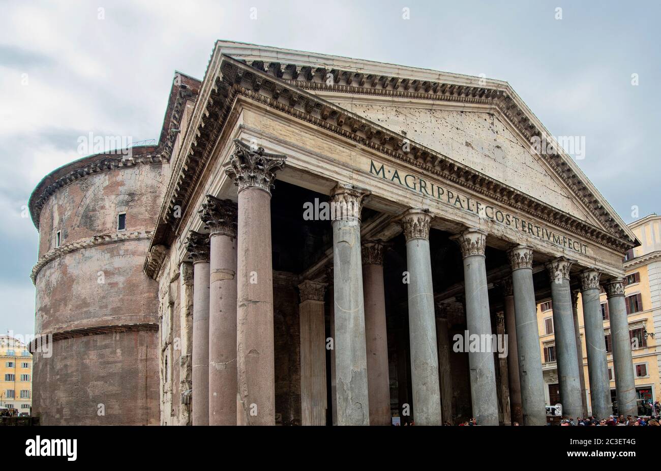 Pantheon is a former Roman temple, now a Catholic Church, Piazza della ...