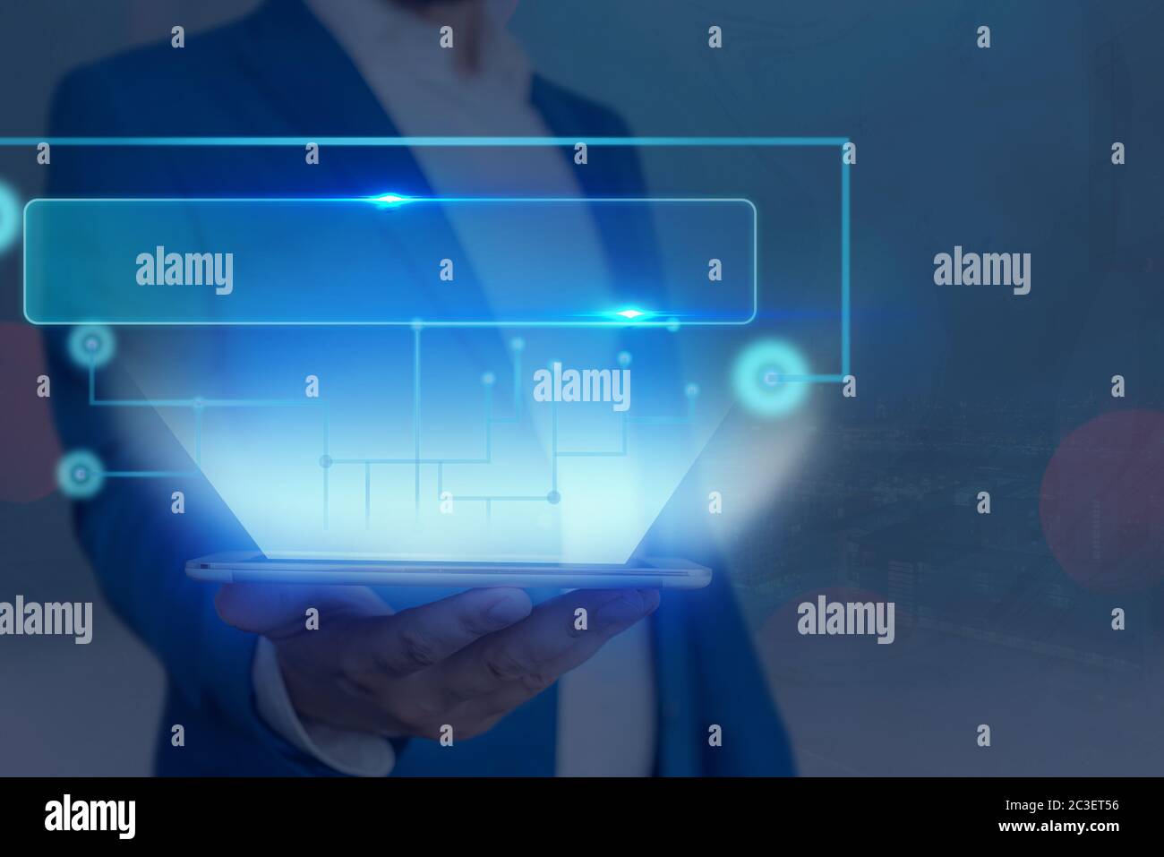 Information Digital Technology Network Connection Infographic Elements ...