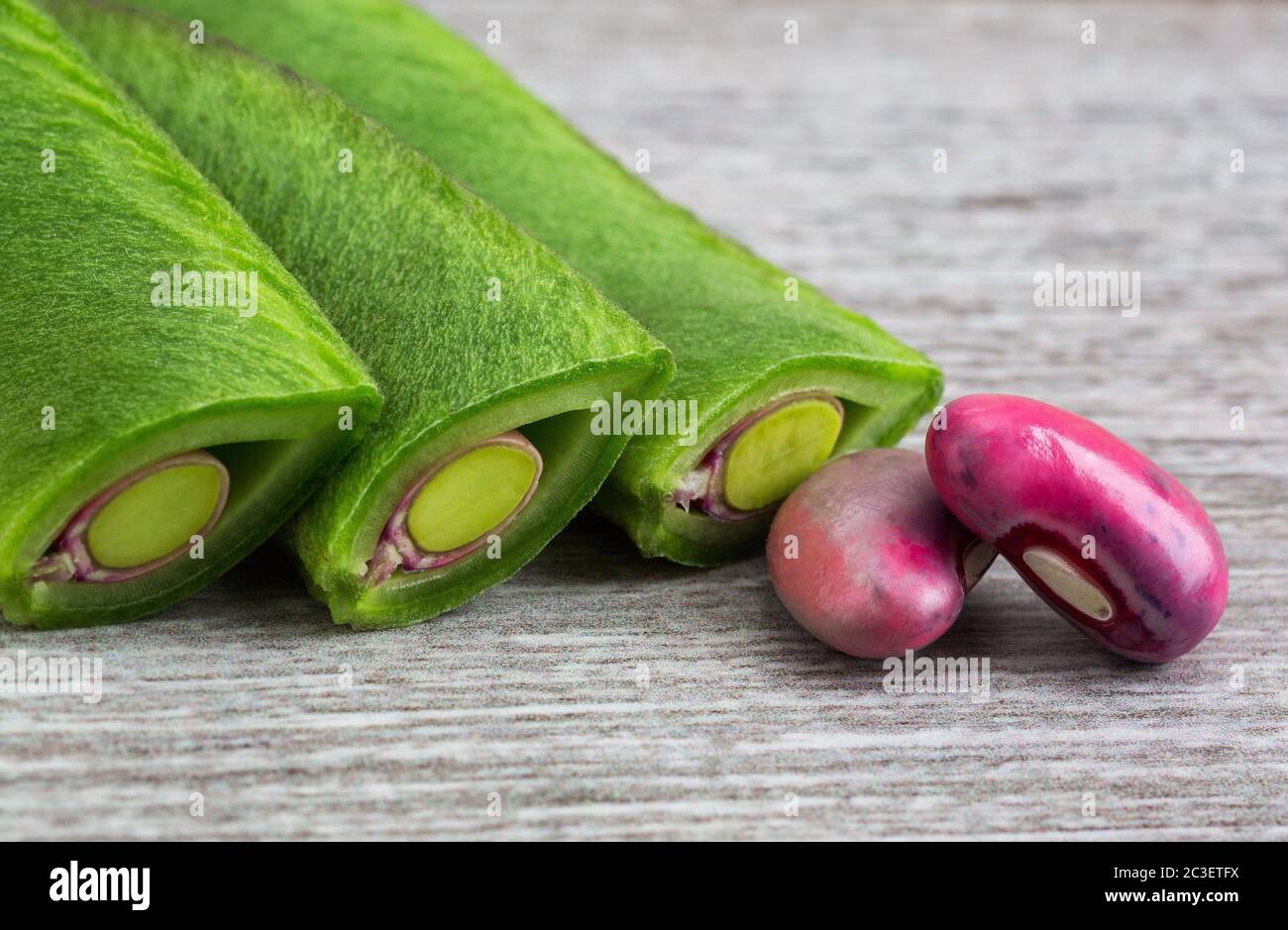 Purple bean pods hi-res stock photography and images - Alamy