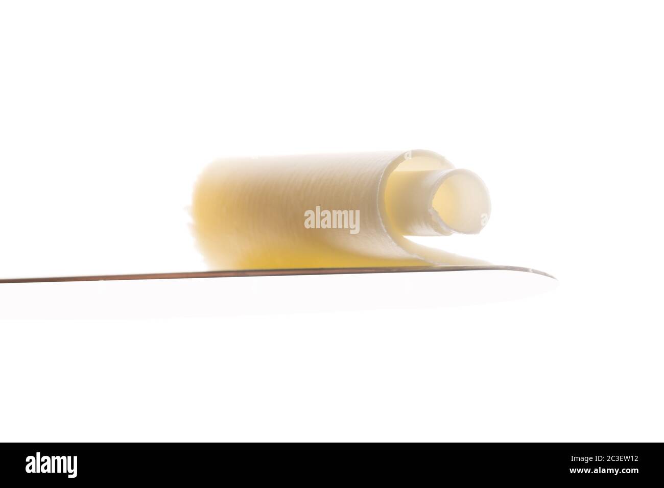 Rolled up curl hi-res stock photography and images - Alamy