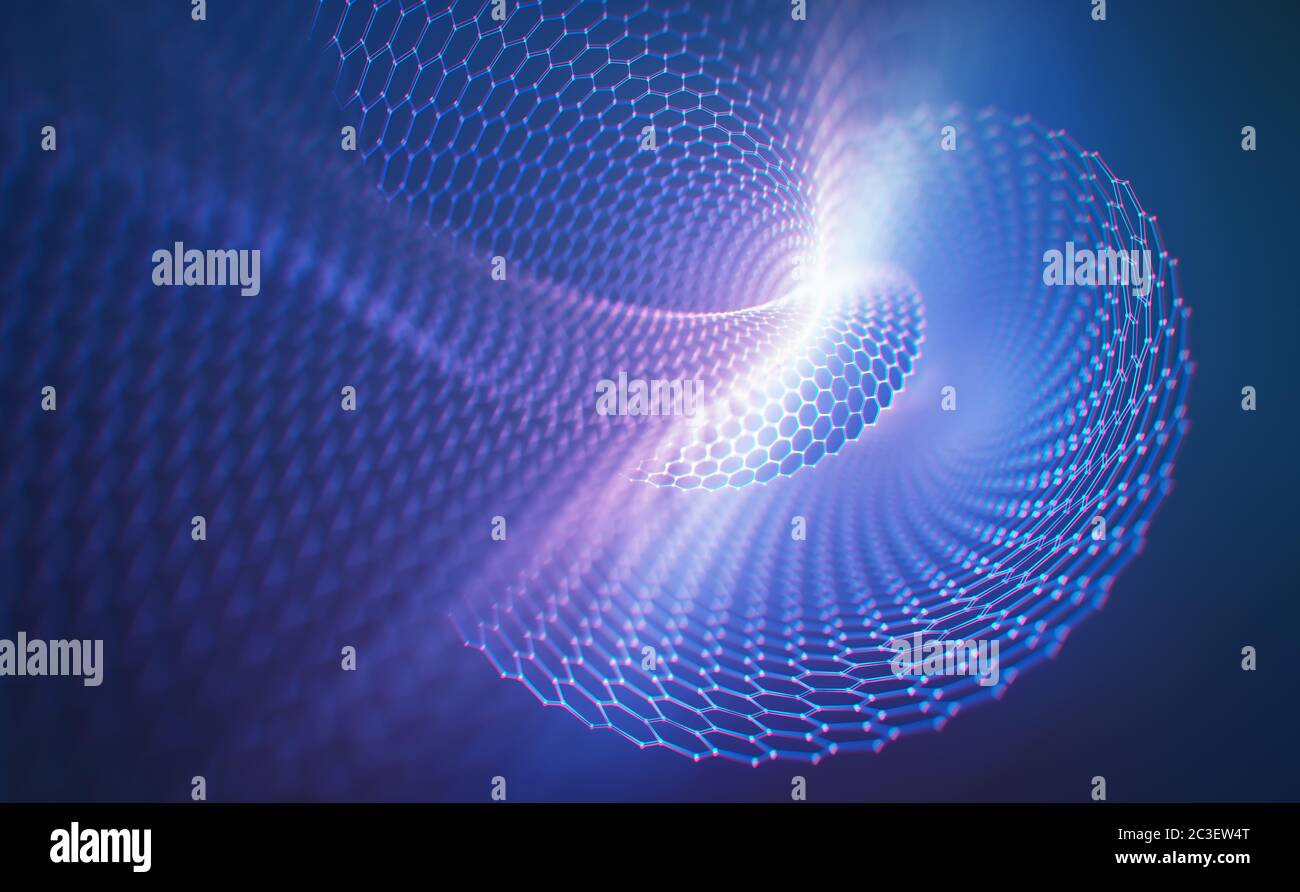 Graphene, computer illustration Stock Photo - Alamy