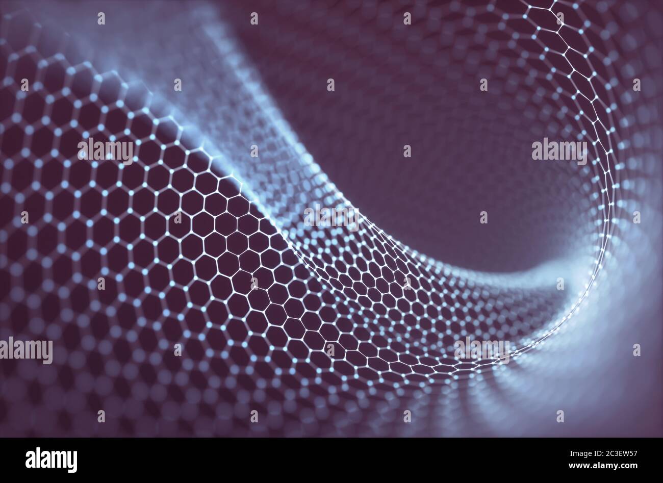 Graphene, computer illustration Stock Photo - Alamy