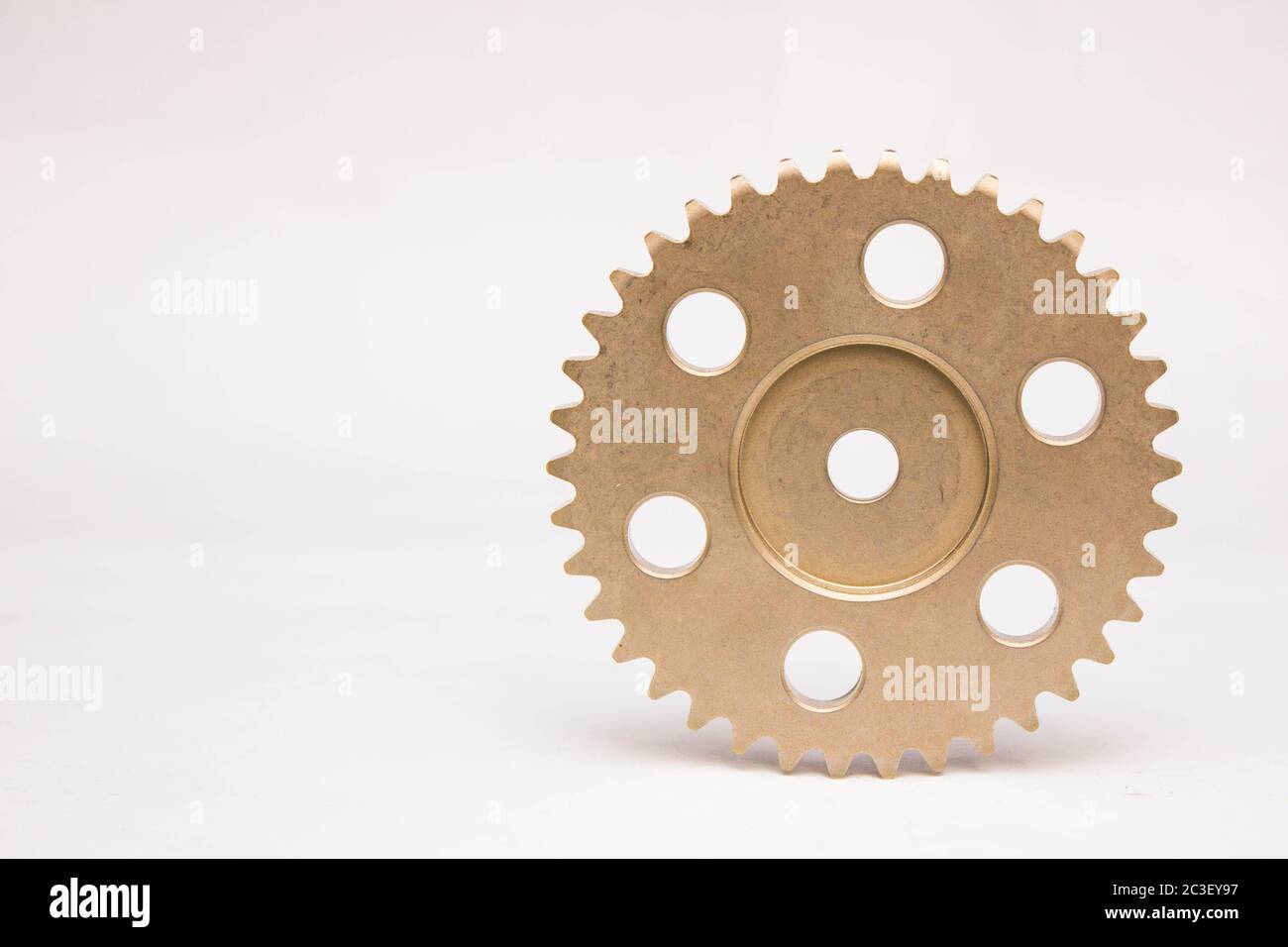 New details on a gray background. The camshaft gears Stock Photo - Alamy