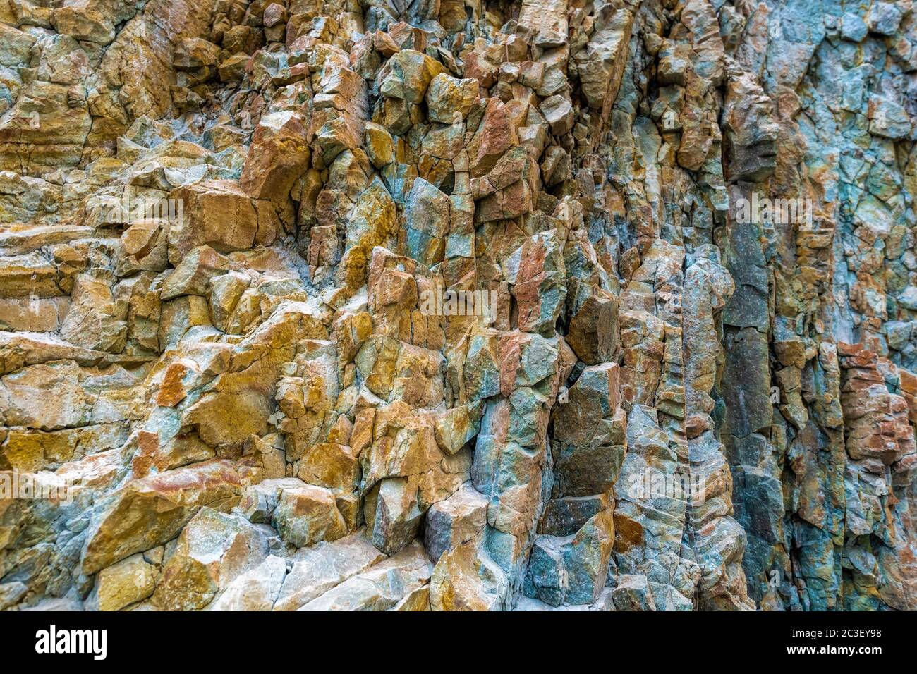 Abstract background from toned mountains texture, volcanic basalt as in ...