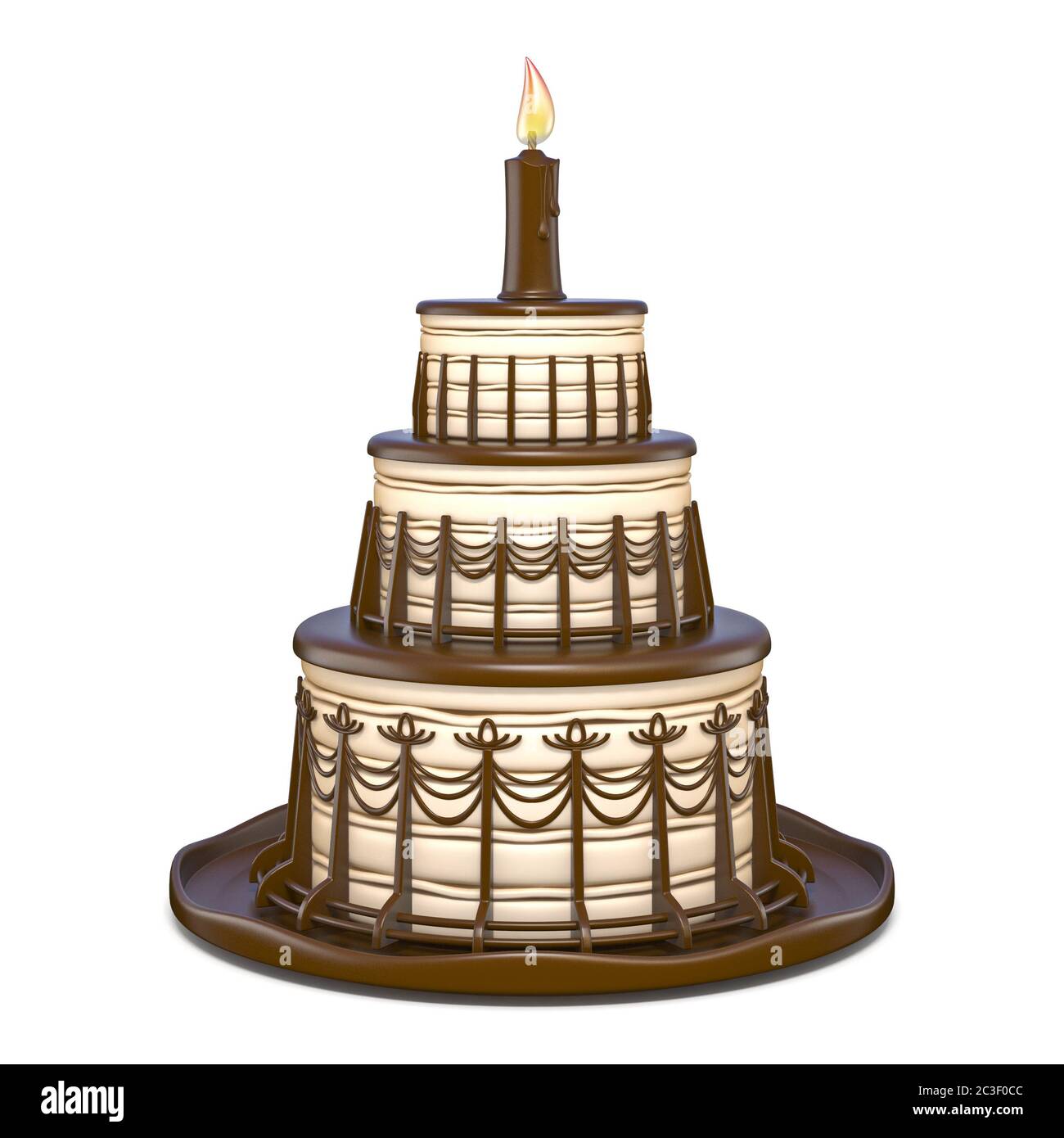 3 tier cake hi-res stock photography and images - Alamy