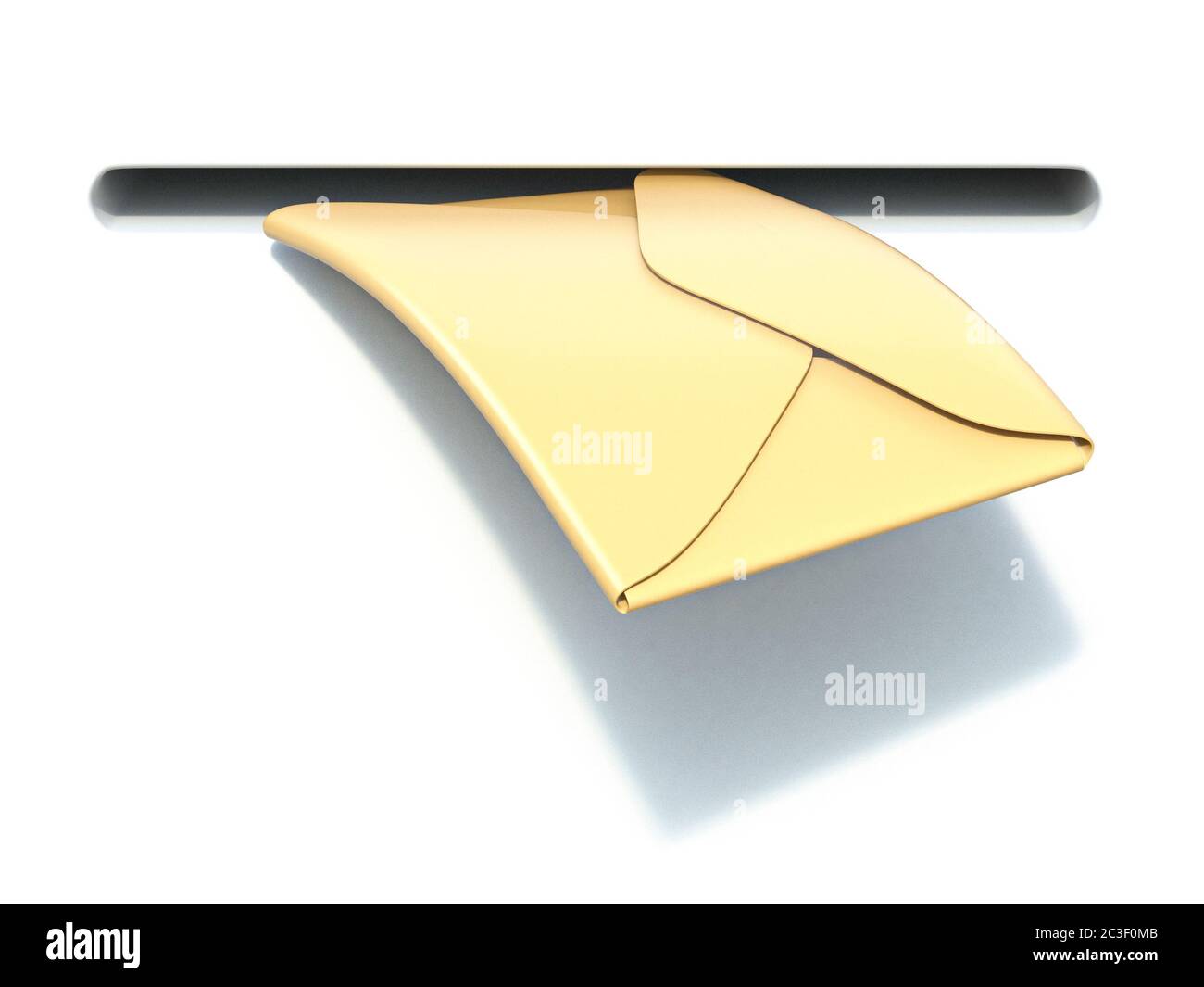 Incoming letter 3D Stock Photo - Alamy